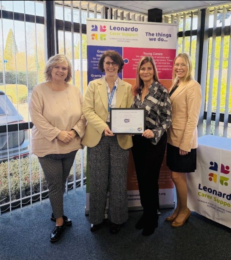 Forward Carers Awards Employer Commitment Mark to Leonardo Carer ...